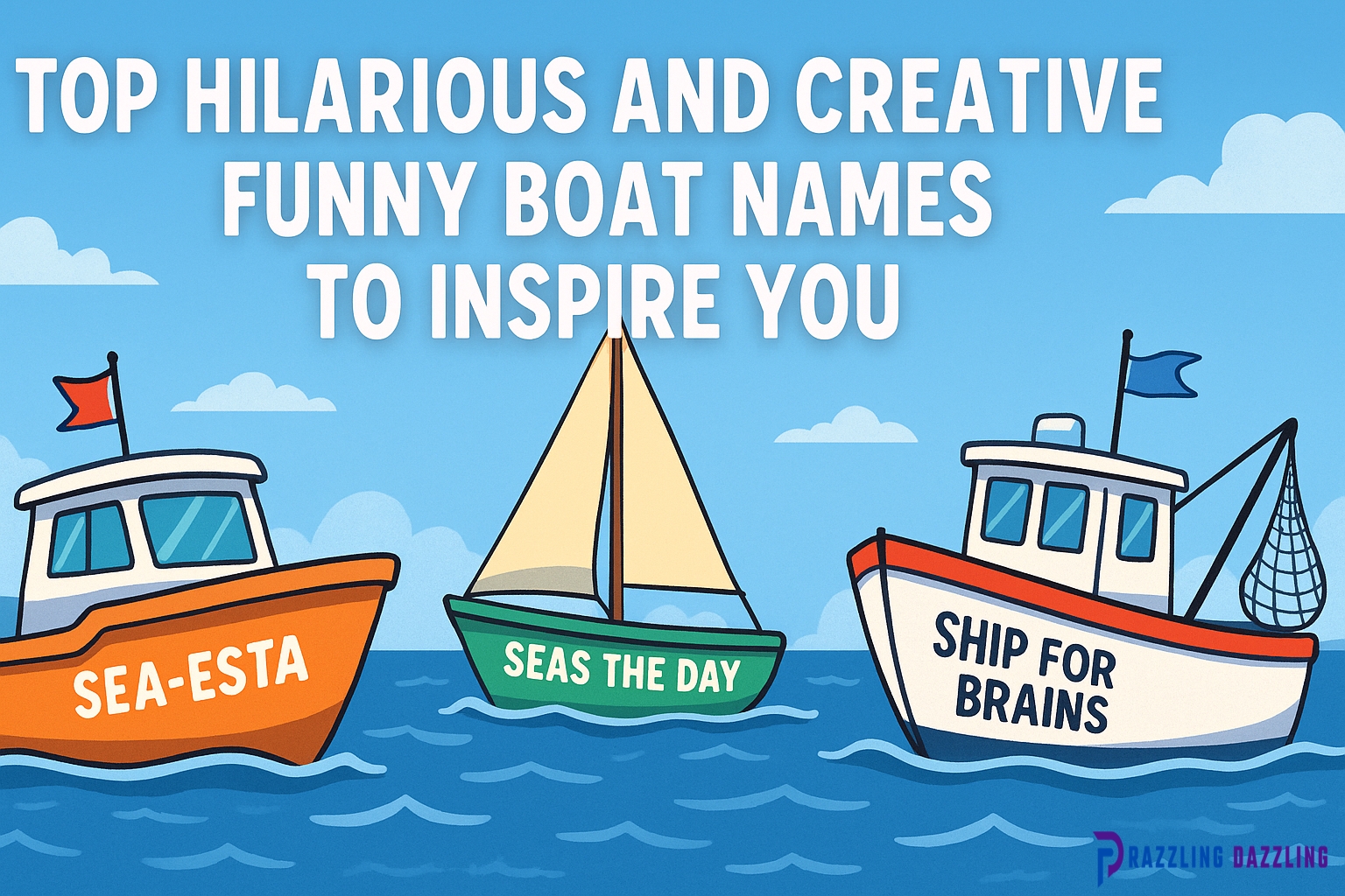 Top Hilarious and Creative Funny Boat Names to Inspire You | Razzling ...